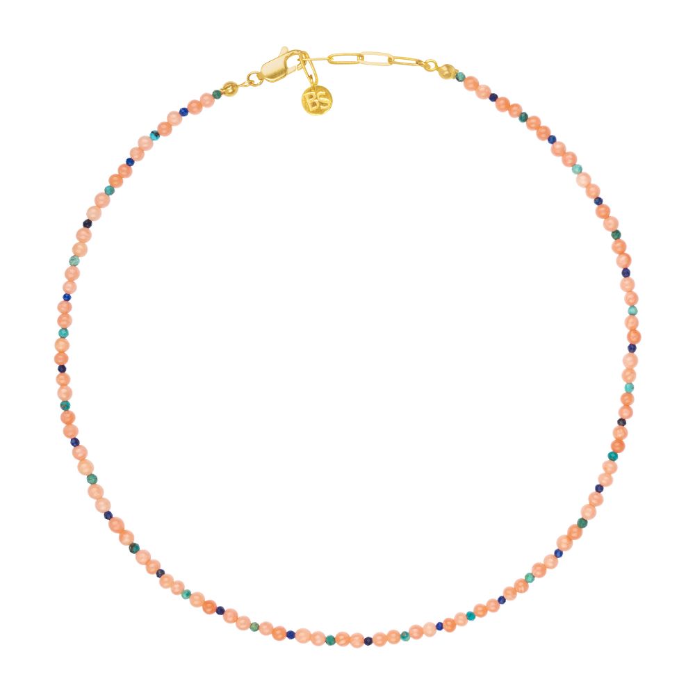 Cava Time Lapis, Turquoise, Coral Necklace | Bonjouk Studio – Bonjouk ...